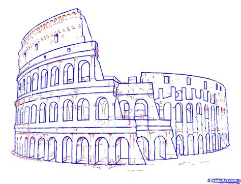 Roman Colosseum Drawing At Getdrawings Free Download