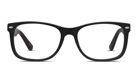Classique Matte Black Prescription Eyeglasses