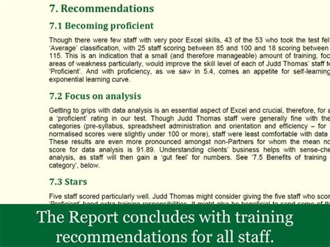 Excel Benchmarking Report Preview Pptx