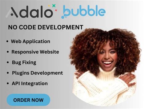 a responsive mvp web app bubble website design adalo web