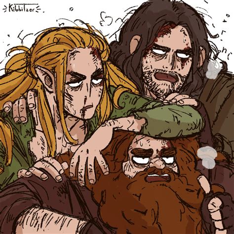 ~legolas Aragorn And Gimli~ By Kibbitzer On Deviantart
