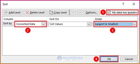 Fixed Sort Largest To Smallest Not Working In Excel Exceldemy