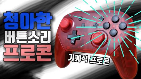 소리나는 프로콘은 못 참지 닌텐도스위치 스위치프로콘 스위치 Youtube
