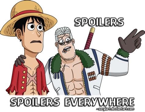 One Piece Spoilers Spoilers Everywhere By Sergiart On Deviantart