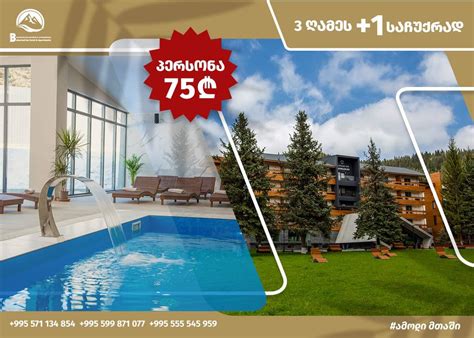 ბაკურიანი ინნ სასტუმრო And აპარტამენტები Bakuriani Inn Hotel And Apartments