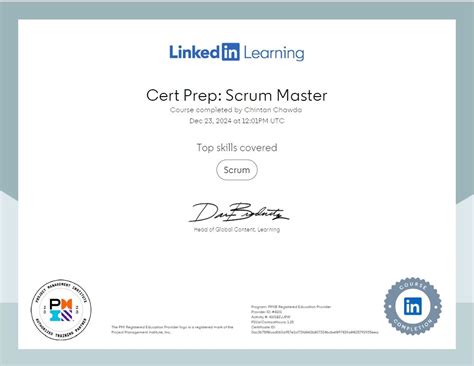 Chintan Chawda On Linkedin Scrummaster Agile Certification