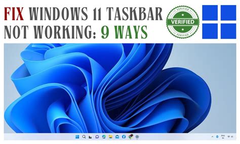 How To Fix Windows Taskbar Not Working Showing Desktop Laptop PCs