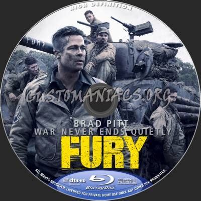 Fury Blu Ray Label Dvd Covers And Labels By Customaniacs Id 220587