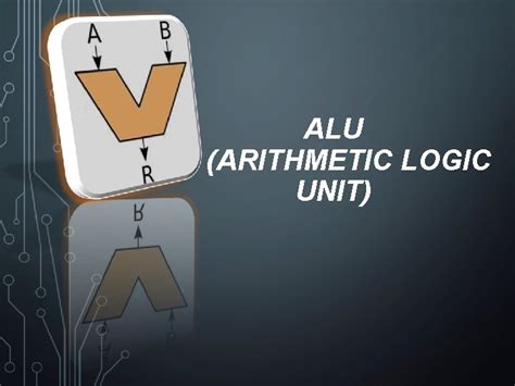 alu arithmetic logic unit arithmeticlogic unit alu classico