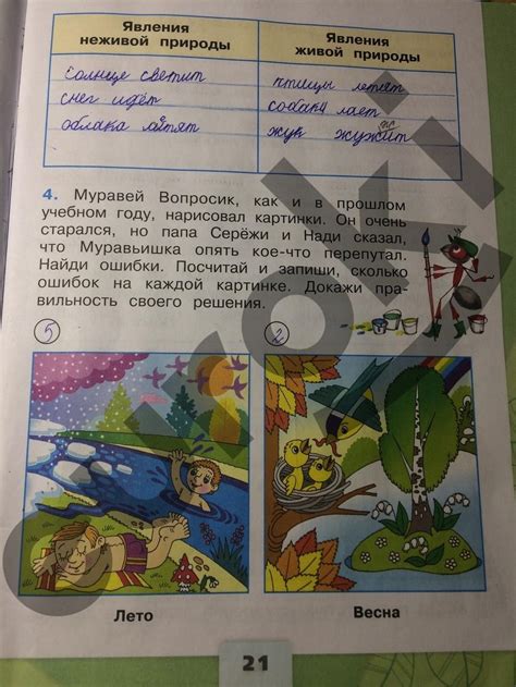 Готовые ответы по окружающему миру 2 класс рабочая тетрадь ГДЗ
