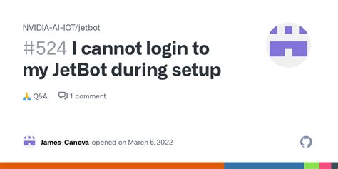 I Cannot Login To My Jetbot During Setup · Nvidia Ai Iot Jetbot
