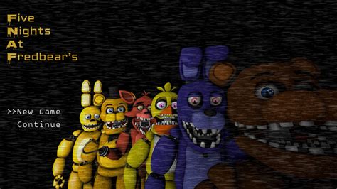 Five Nights At Fredbears Title Screen By Sammy2005 On Deviantart