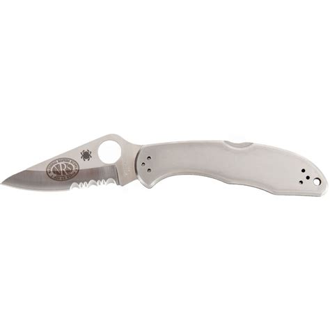 Spyderco Delica 4 Wnrs Logo Pocket Knife Plumbshops