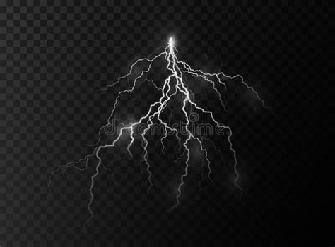Light Isolated Vector Lightning Png Magic Light Abstract Lines Realistic Natural Lightning