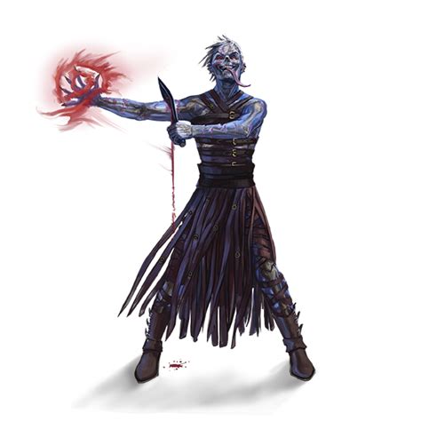 Urdefhan Blood Mage Monsters Archives Of Nethys Pathfinder 2nd