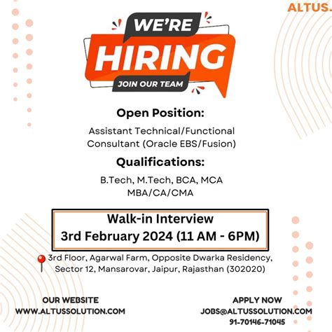 Opportunities Await Altus Mindstream Innovation Pvt Ltd