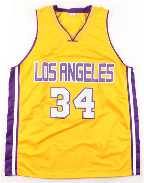 Shaquille Oneal Signed Lakers Jersey Beckett Pristine Auction