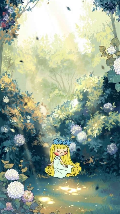 Vila Amalka Desktop Wallpaper Art Abstract Watercolor Art Daisy Wallpaper