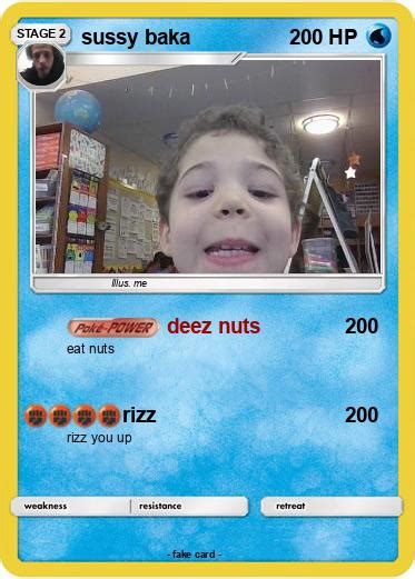 Pokémon Sussy Baka 256 256 Deez Nuts My Pokemon Card