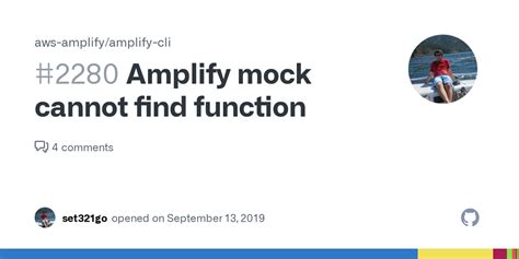 Amplify Mock Cannot Find Function Issue 2280 Aws Amplify Amplify