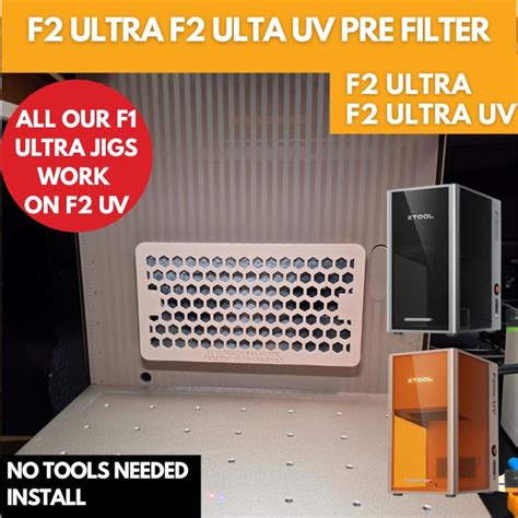 Xtool F2 Ultra And F2 Ultra Uv Carbon Pre Filter 3d Printed Jig Xtool