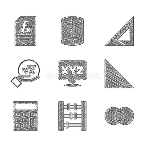Set Xyz Coordinate System Abacus Mathematics Sets And B Triangle