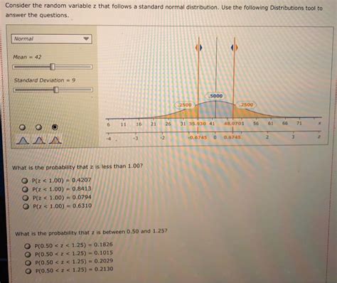 Solved Consider The Random Variable Z That Follows A Chegg