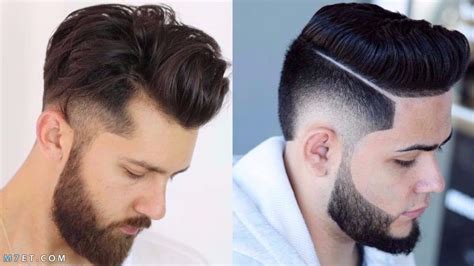 قصات شعر قصير للرجال مدرج