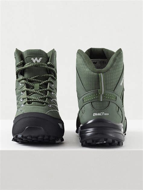 Buy Men Hypagrip™ Runx Tr Hugo High Ankle Shoes Olive Online Wildcraft