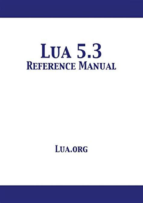 Lua 53 Reference Manual