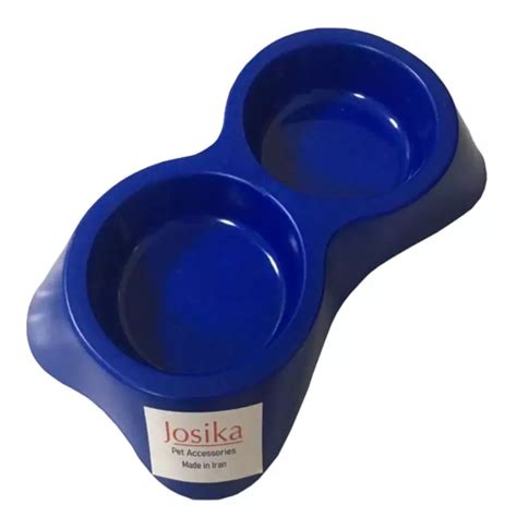 خرید و قیمت ظرف آب و غذا سگ و گربه رنگ ابی از غرفه ایران زمین پت شاپ