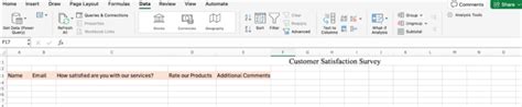 How To Create A Questionnaire Survey In Excel ClickUp
