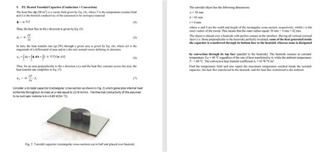 S P2 Heated Toroidal Capacitor Conduction