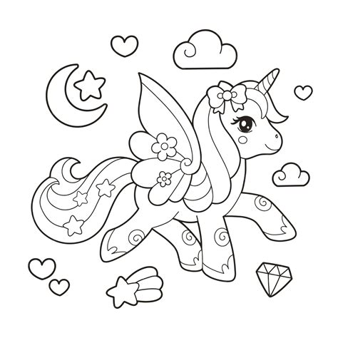 coloring pages of unicorn cakes coloring pages