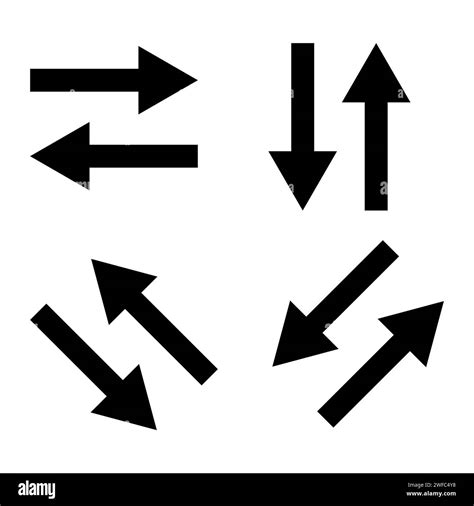 Black Double Arrows Icon Set Flat Design File Transfer Send Logo