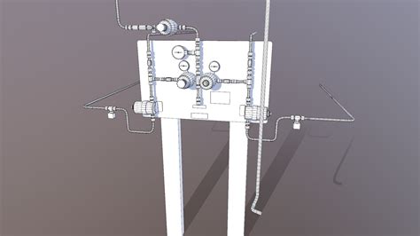 3d Flow Meter Turbosquid 2290550