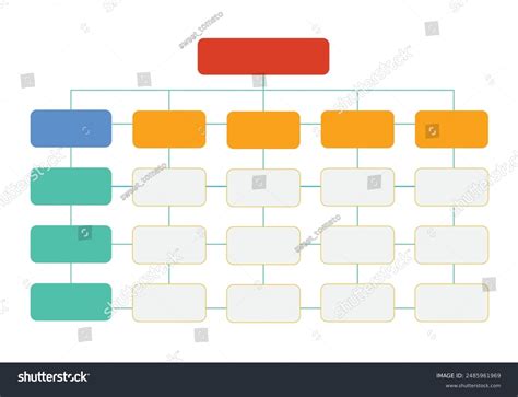 Infographic Flowchart Workflow Diagram Organization Chart Stock Vector Royalty Free 2485961969