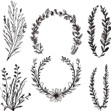 Premium Photo Floral Border Flower Frame Botanical Border Blossom