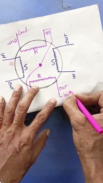 Single Phase Motor Winding Connection With Diagrammotor Winding