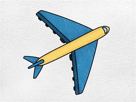 Easy Plane Drawing HelloArtsy