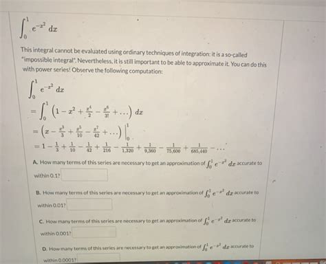 solved 22 de this integral cannot be evaluated using