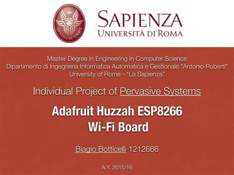Adafruit Huzzah Esp8266 Wifi Board Pdf Operating Systems Computer