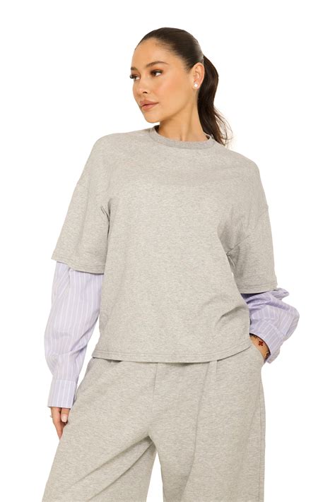 Long Sleeve Blouse Tee La Sisters