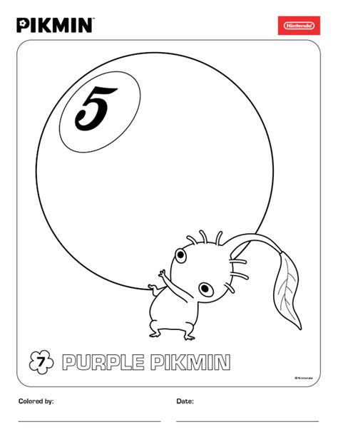 Pikmin Coloring Pages 2025