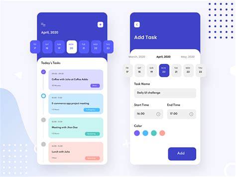 任务日程管理app ui fig素材下载 豆皮儿