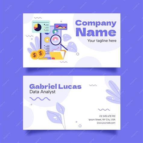 Premium Vector Data Analysis Template Design