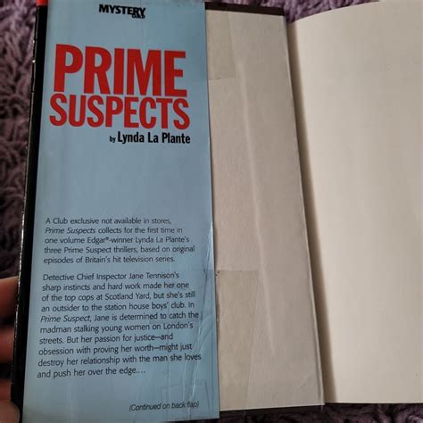 Prime Suspect Novels Omnibus Collection Prime Suspect 1 2 And 3 By