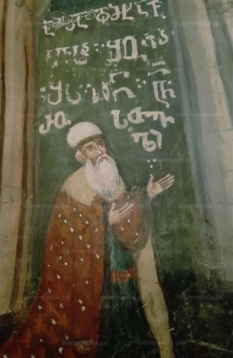 შოთა რუსთაველის ფრესკა ჯვრის მონასტერში