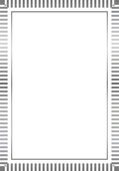 Silver Rectangle Border Frame Vector Illustration 13593086 Vector Art At Vecteezy