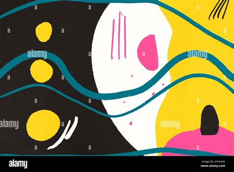 An Engaging Abstract Illustration Featuring Bold Colors Dynamic Flowing Lines And Vibrant